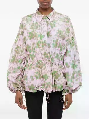 Giambattista Valli Floral-pattern Drawstring Jacket