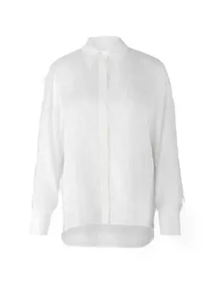 Peserico Fringe-embellishment Shirt - White