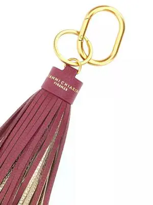 GIANNI CHIARINI Tassel Leather Keyring