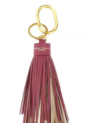 GIANNI CHIARINI Tassel Leather Keyring
