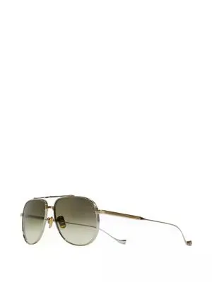 CUTLER & GROSS Sloane Pilot-frame Sunglasses - Silver