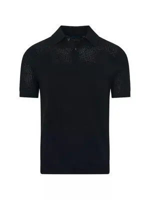 PATRICK ASSARAF Honeycomb-stitch Polo Shirt