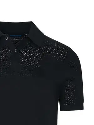 PATRICK ASSARAF Honeycomb-stitch Polo Shirt