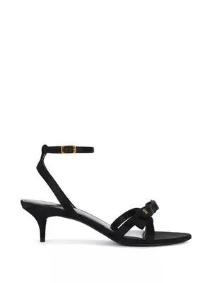 Balenciaga Bow-detail Sandals - Black
