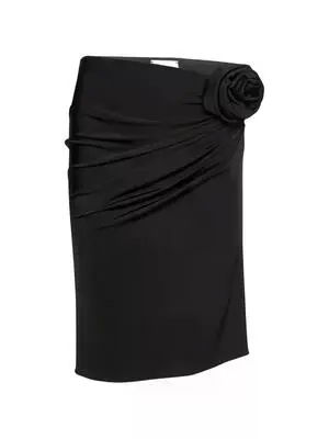 Magda Butrym Gathered Skirt - Black