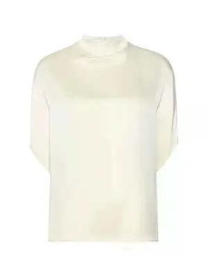 Lapointe Mock-neck Top - Neutrals