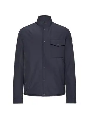 Moncler Flap Pocket High Neck Jacket - Blue