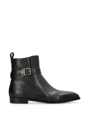 Liu Jo Buckle-detail Ankle Boots - Black