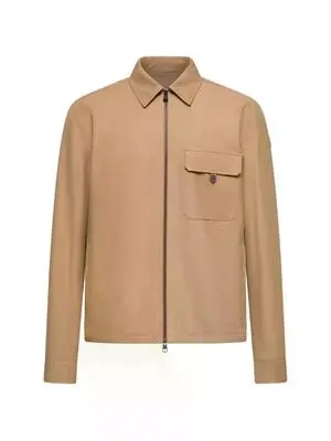 Moncler Flap Pocket Zip Jacket - Neutrals