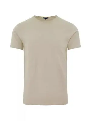 PATRICK ASSARAF Short-sleeve Crew-neck T-shirt - Neutrals