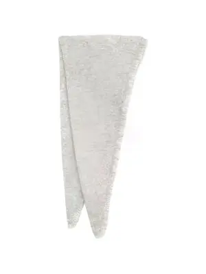 Isabel Marant Penina Fringed-hem Scarf - Grey