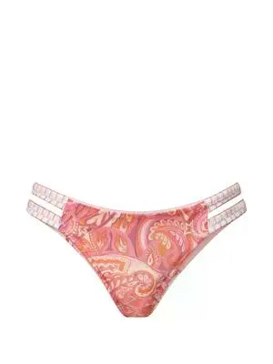DEL MAAR Ruay Printed Bikini Bottoms - Orange