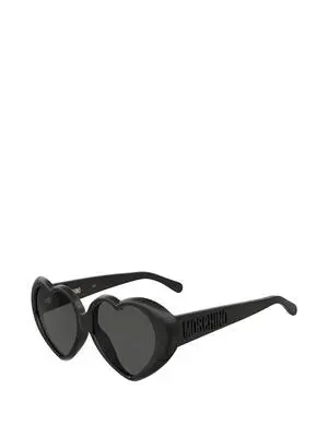 Moschino Heart Geometric Sunglasses