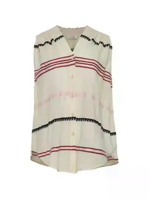 Devotion Striped Sleeveless Shirt