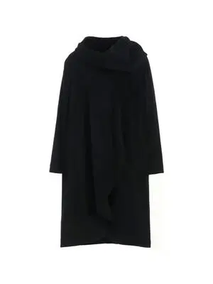 LIMI FEU Shawl Collar Coat - Black
