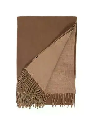 GOIA Fringed Scarf - Brown