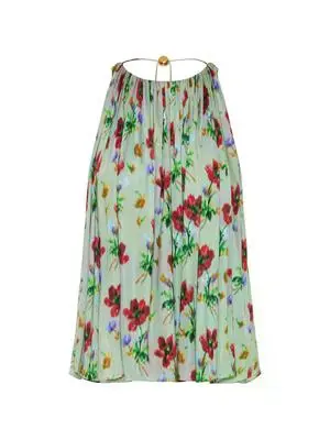 Loewe Floral Top - Green
