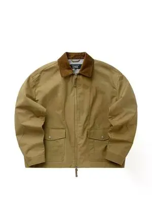 Comme Des Garçons Corduroy-collar Pocket Jacket - Neutrals
