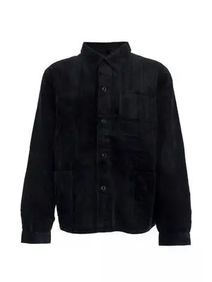 Polo Ralph Lauren Corduroy-effect Patch-pocket Overshirt - Black