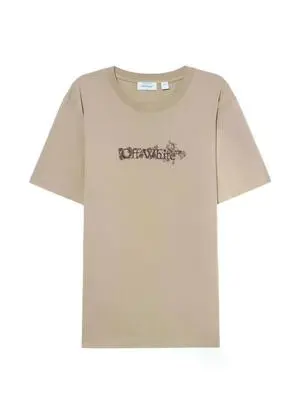 Off-White Logo T-shirt - Neutrals