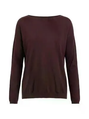 KONTATTO Ribbed-cuff Jumper - Brown