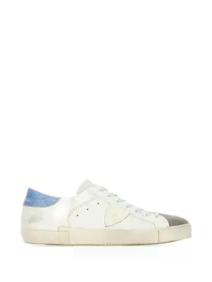 Philippe Model Prsx Leather Sneakers - White