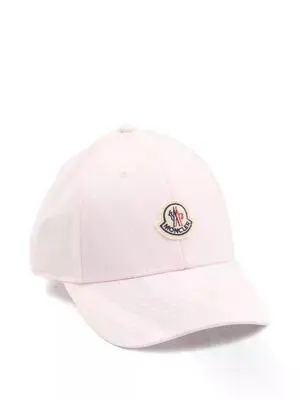 Moncler Logo-patch Baseball Cap Hat - Pink