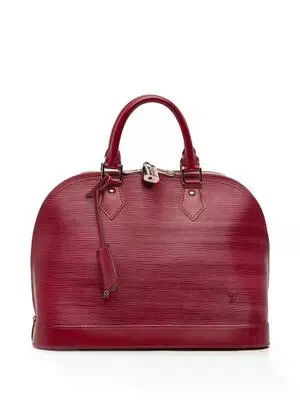 LOUIS VUITTON 2015 Epi Alma Pm Handbag - Red