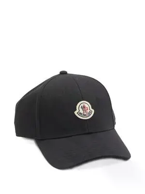 Moncler Logo-patch Baseball Cap - Black
