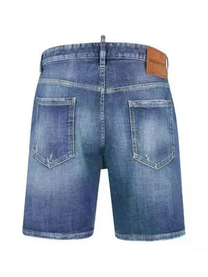 Dsquared2 Ripped Cotton Shorts