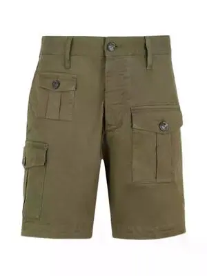 Dsquared2 Buttoned Cargo Shorts - Green