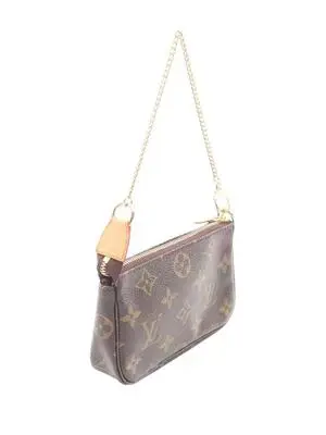 LOUIS VUITTON 2008 Monogram Trunks & Bags Mini Pochette Accessoires - Brown