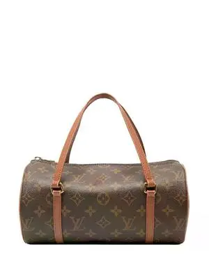 LOUIS VUITTON 1993 Monogram Papillon 26 Handbag - Brown
