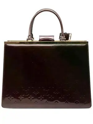 LOUIS VUITTON 2013 Monogram Vernis Deesse Gm Handbag - Purple