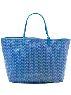Goyard 2015 Goyardine Saint Louis Gm Tote Bag - Blue