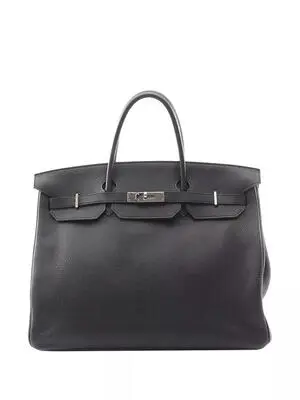 Hermès 2018 Togo Birkin Retourne 40 Handbag - Black