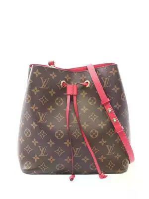 LOUIS VUITTON 2018 Monogram Neonoe Mm Bucket Bag - Brown