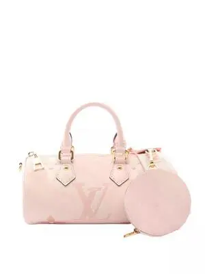 LOUIS VUITTON 2021-2026 Monogram Empreinte Papillon Bb Satchel - Pink