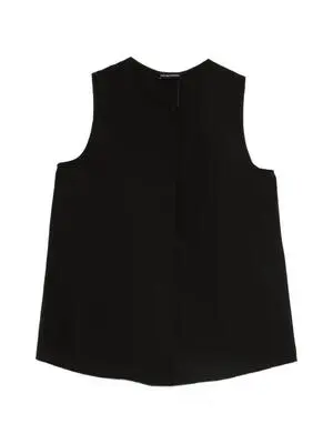 Emporio Armani Sleeveless Blouse - Black