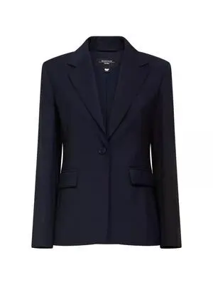 Max Mara Single-breasted Blazer - Blue