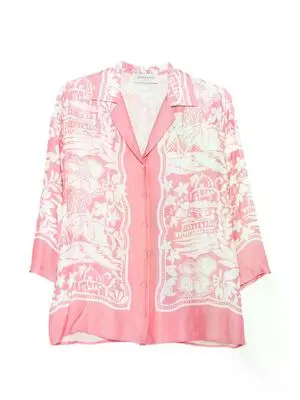 ERMANNO FIRENZE Floral-print Shirt - Pink