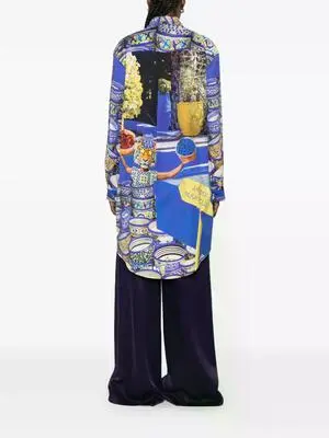 The Artistylist Jarden Majurelle Printed Shirt