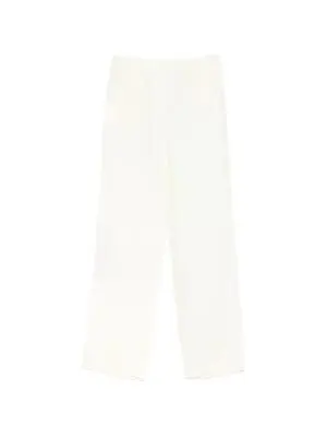 Patrizia Pepe Dart-detail Trousers - Neutrals