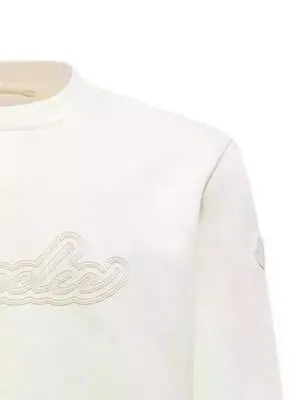 Moncler Cursive Logo Cotton Sweatshirt