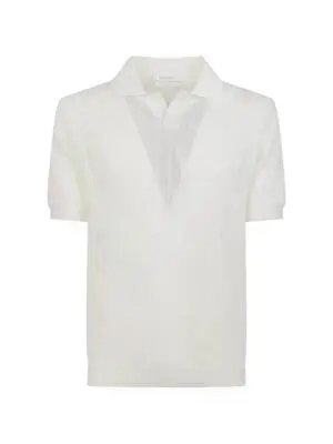 CRUCIANI V-neck T-shirt - White
