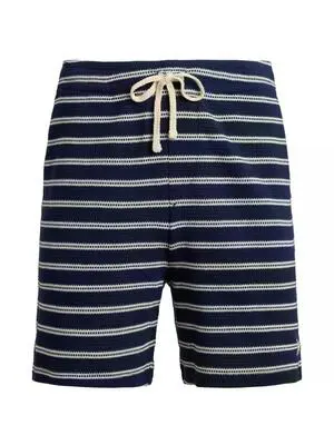 Polo Ralph Lauren Striped Drawstring Shorts - Blue