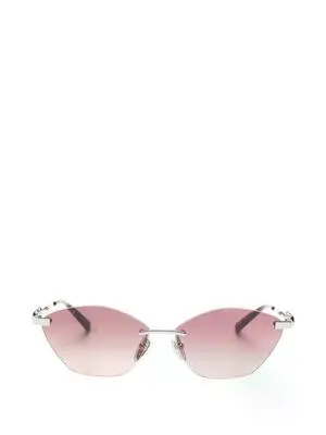 Gucci Horsebit Rimless Sunglasses - Silver