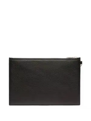 Bally Grained-leather Clutch