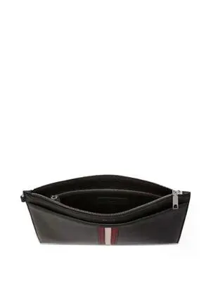 Bally Grained-leather Clutch