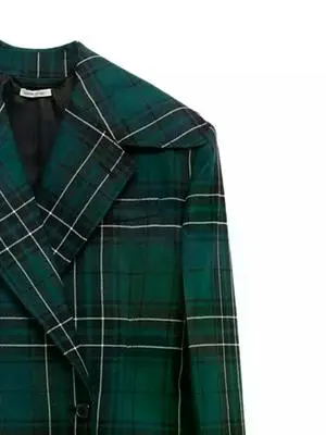 JW Anderson Double-breasted Plaid Blazer